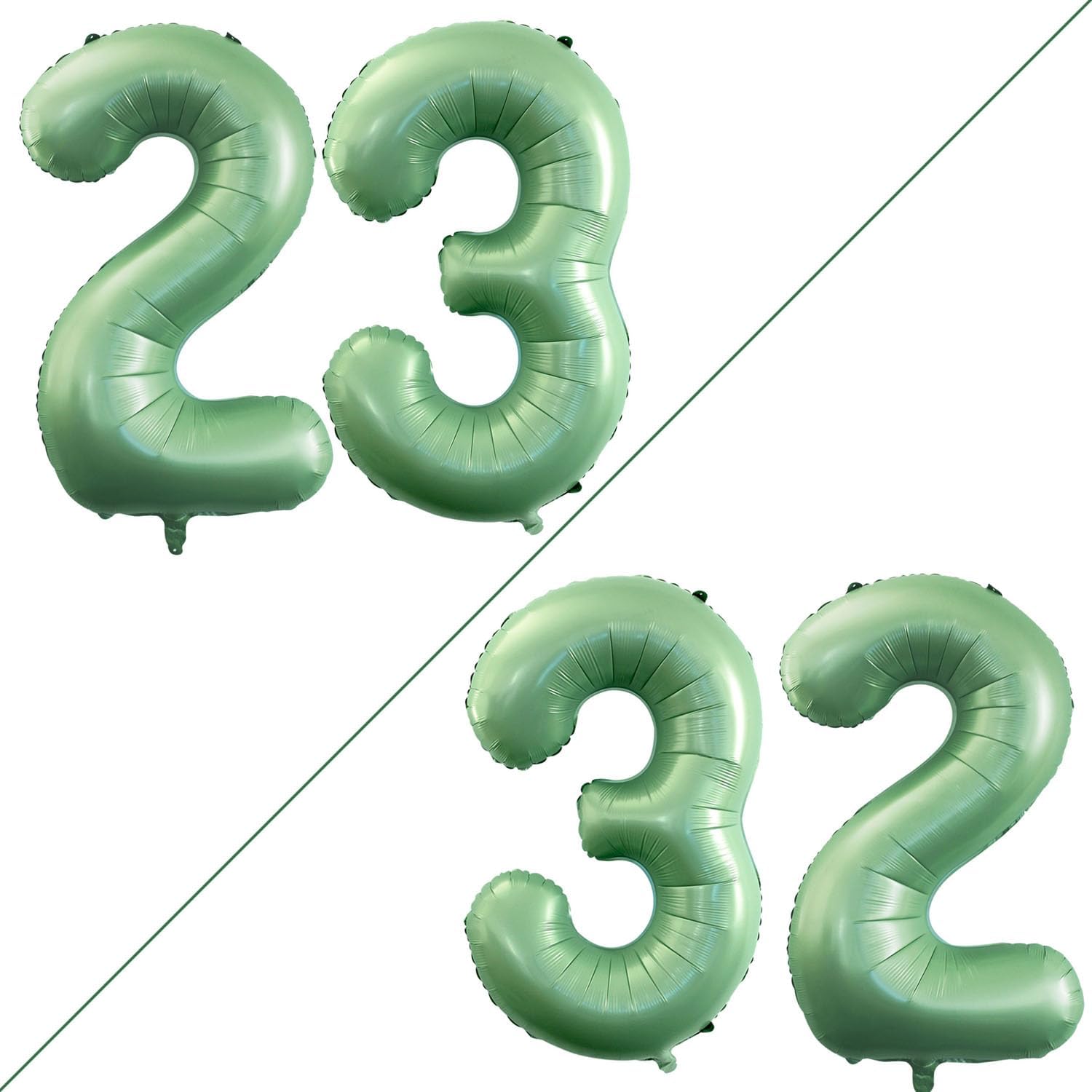 Amazon.com: GOER Number 23 Balloons for 23rd Birthday Party Decorations ...