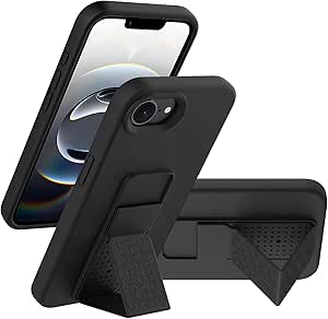 Amazon.com: LAUDTEC Silicone Kickstand Case Compatible with iPhone 16E, Vertical and Horizontal ...