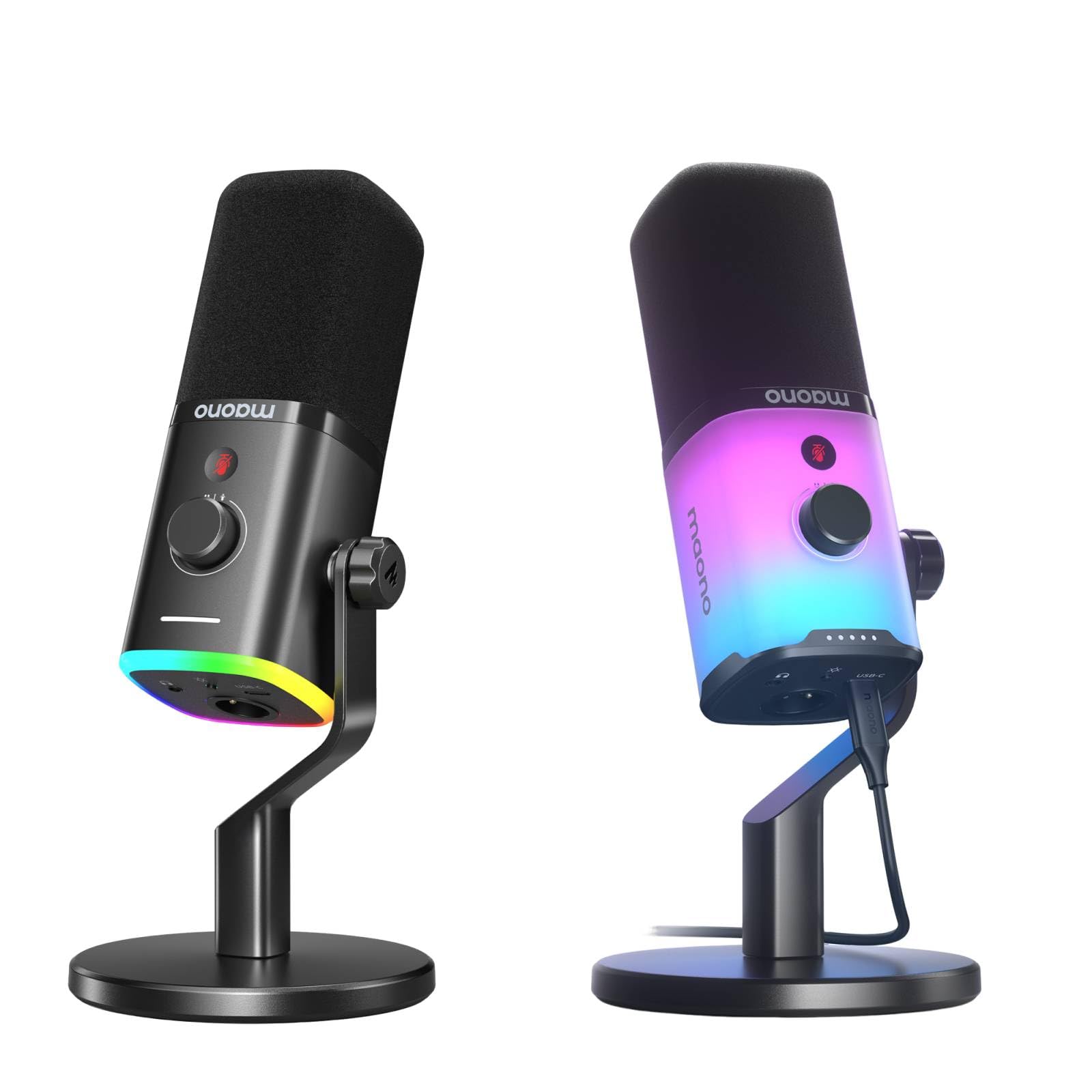 Amazon.com: MAONO Dynamic Gaming Microphone: USB XLR Dynamic Computer ...