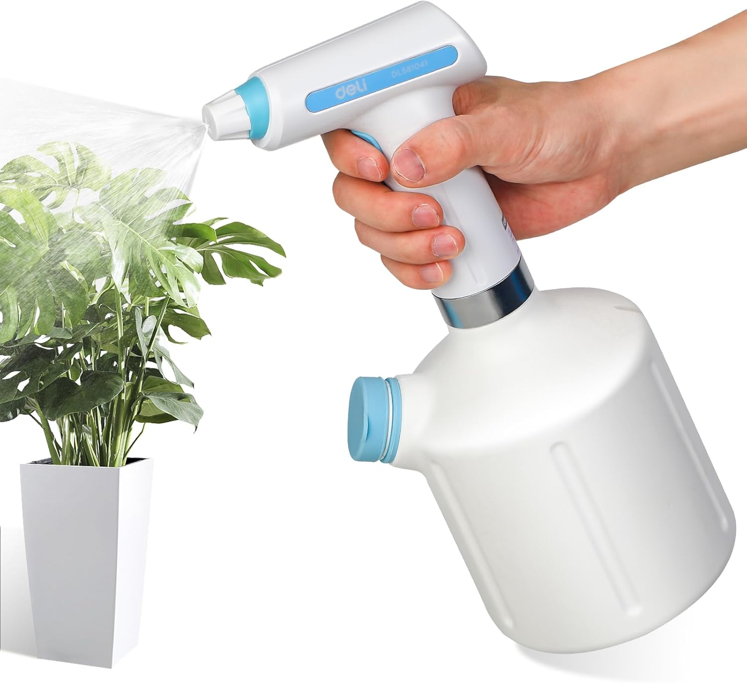 Amazon.com: Electric Spray Bottle 1L/0.26Gallon, 1200mAh Rechargeable USB-C Battery Powered ...