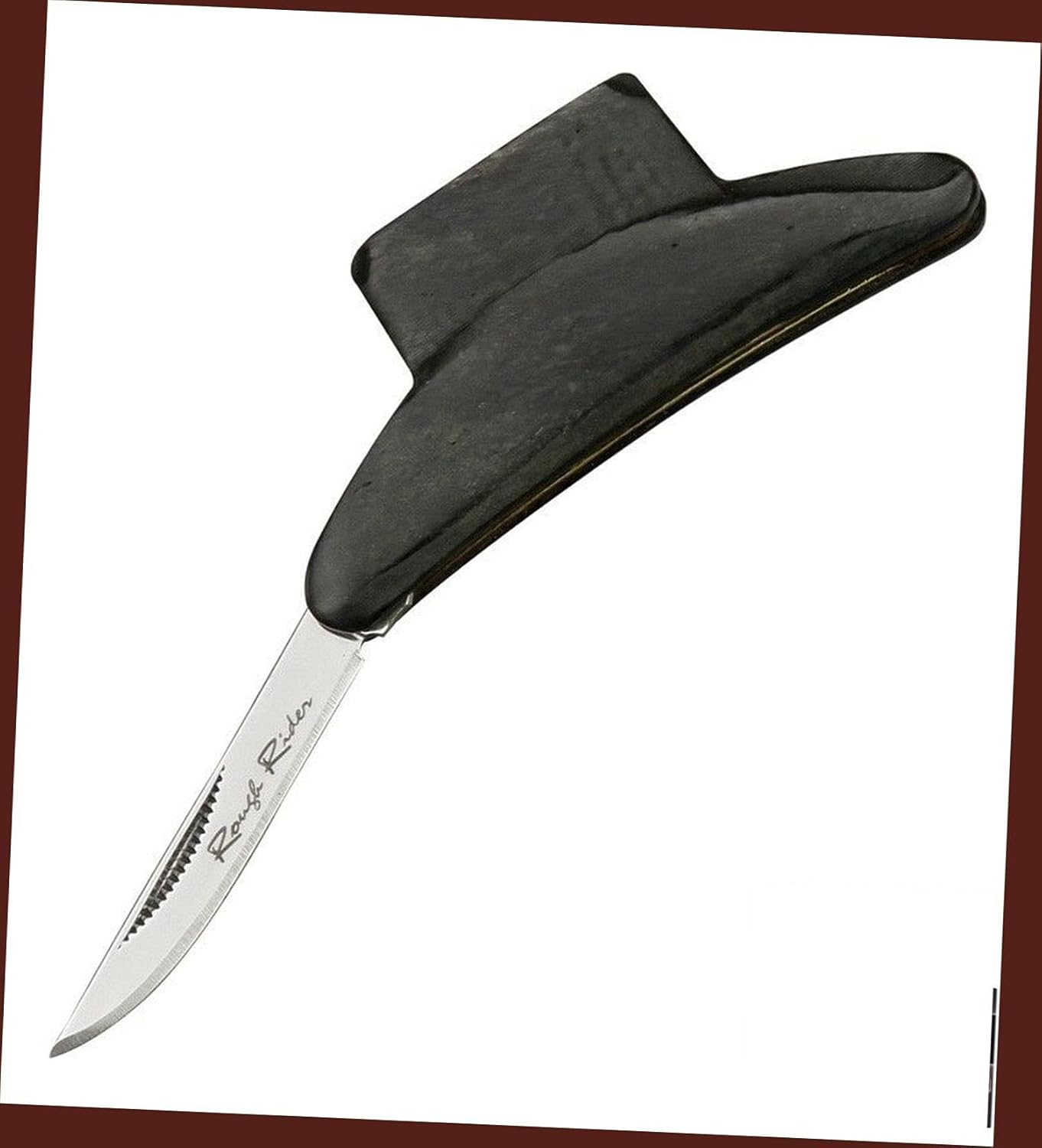 Amazon.com: Rough Rider Folding Pocket Knife Cowboy Hat Series 440 ...