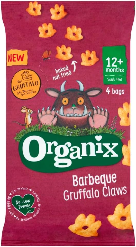 Organix BBQ Gruffalo Claws 12+ Months Corn Puffs, 15g : Amazon.co.uk ...