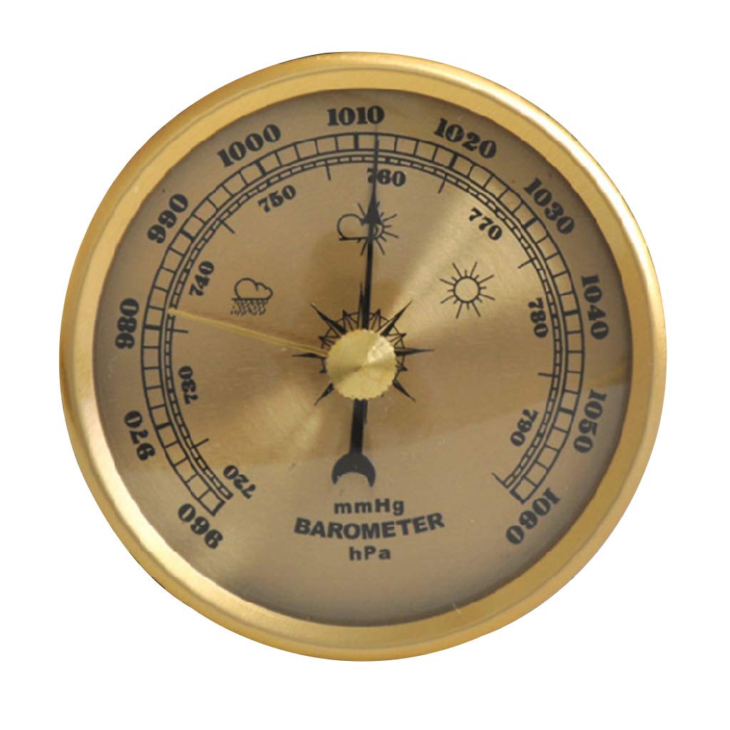 Amazon.com: Barometer Pressure Gauge Wall Mount Hygrometer Home Cloud ...