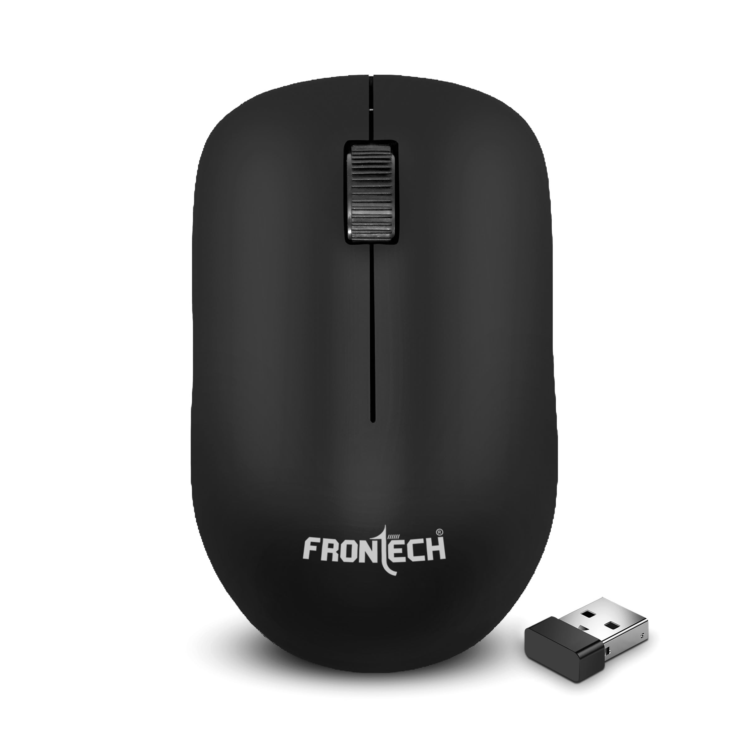 Amazon.in: Buy FRONTECH Wireless Mouse, 2.4 GHz with USB Nano Receiver ...