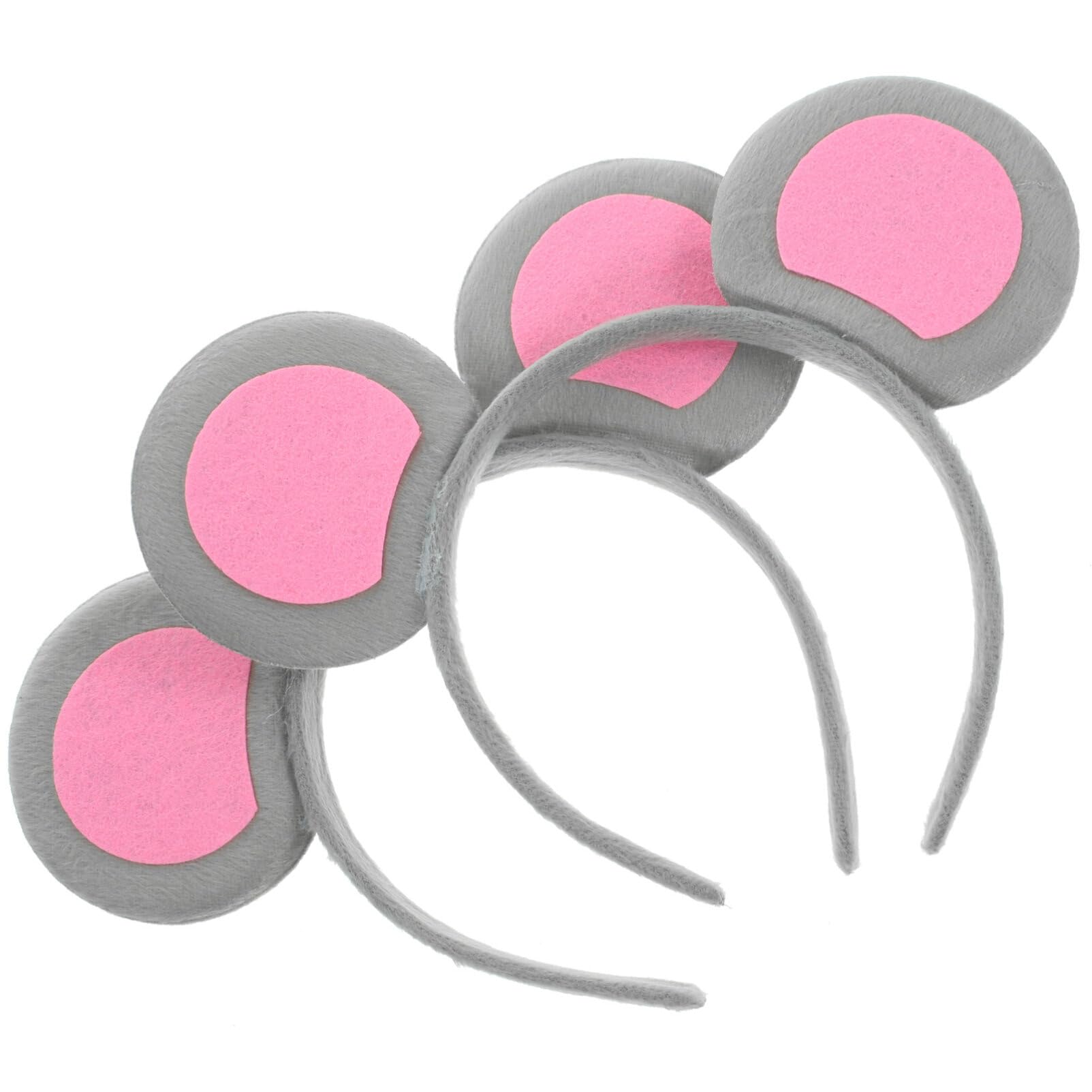 Amazon.com: Beavorty Headband 2pcs, Mouse Ears Costume Accessory Rat ...