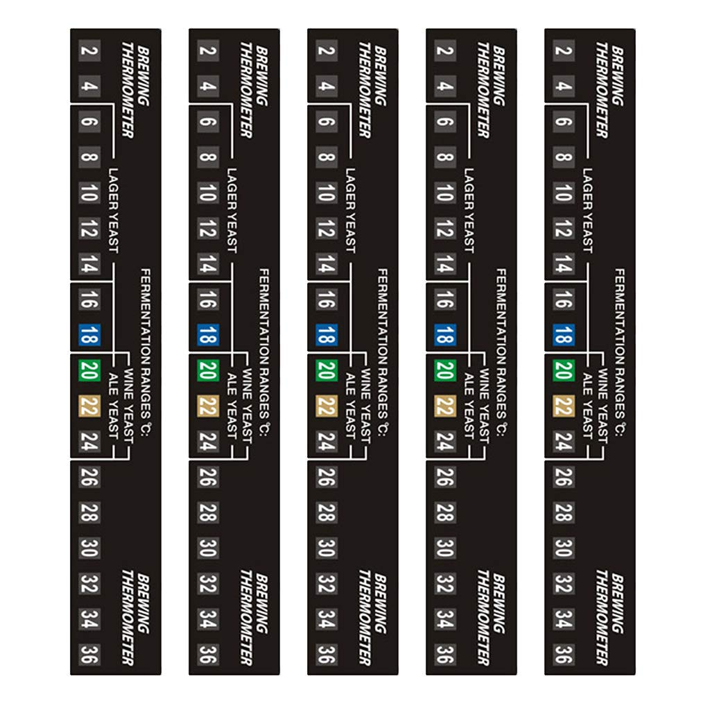 Thermometer Strip,Stick-on Thermometer,5/10pcs Digital Home Brewing ...