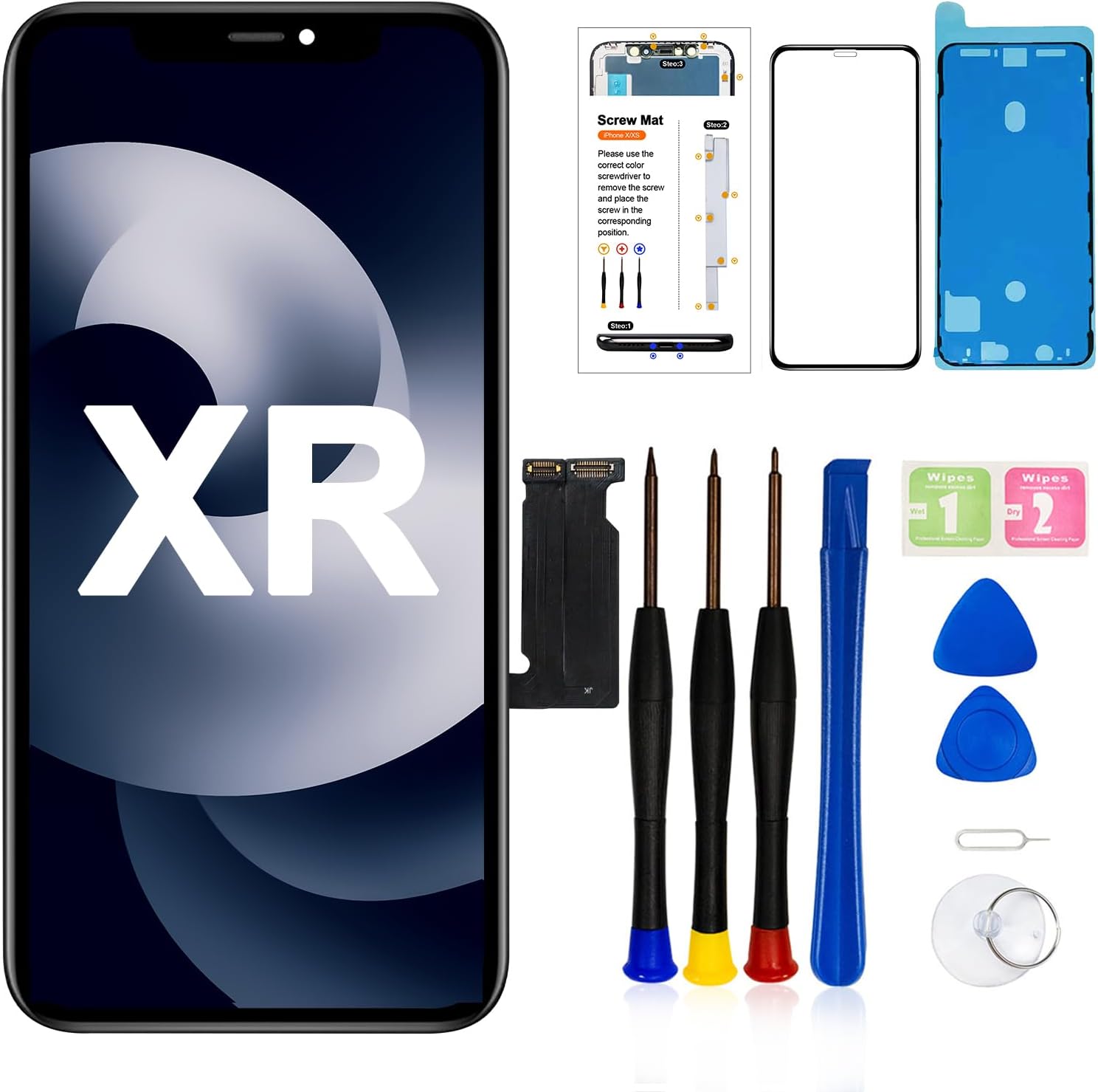 Amazon.com: for iPhone XR Screen Replacement Kit 6.1inch,3D Touch LCD ...