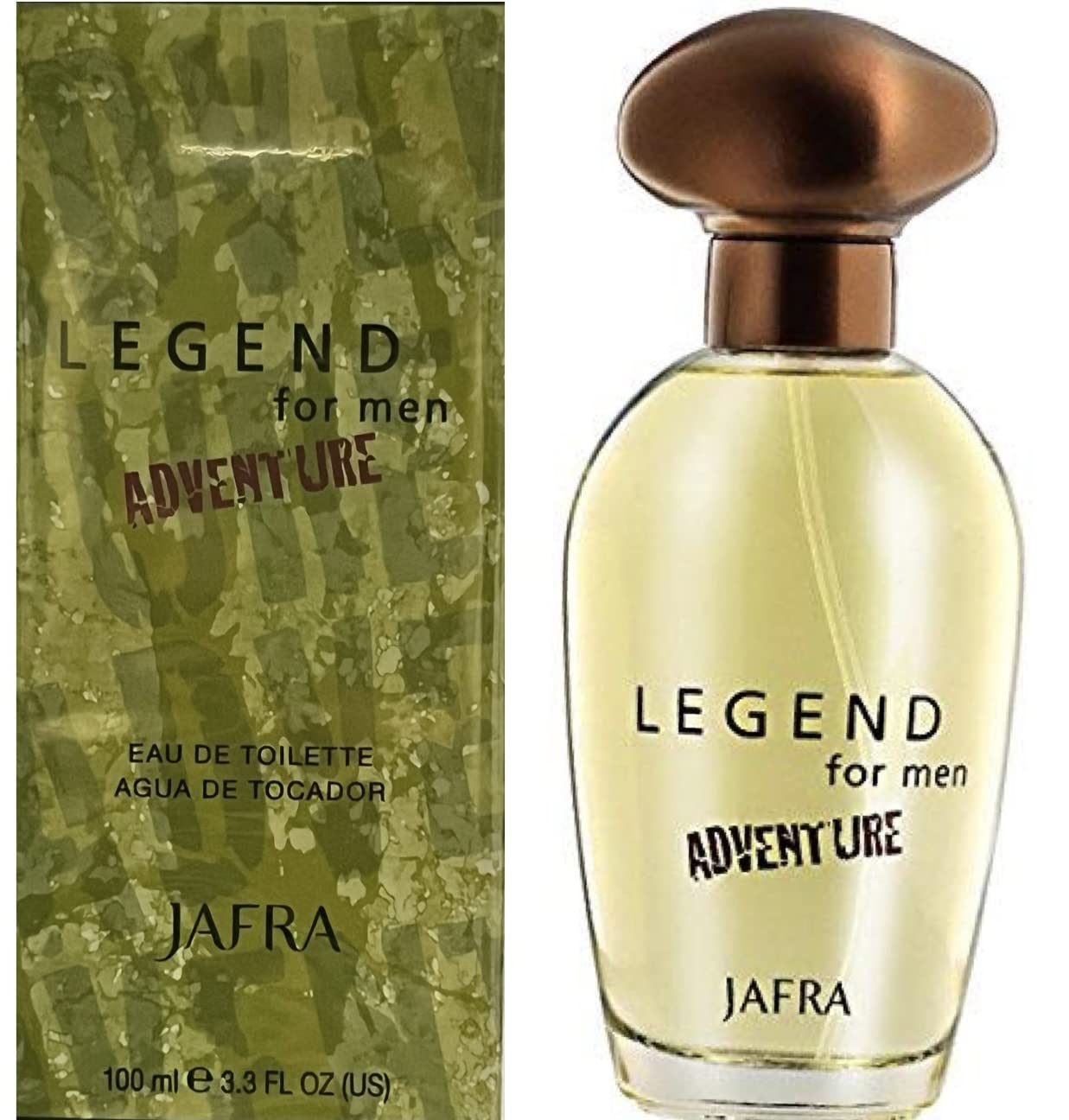 Amazon.com : Jafra Legend Adventure Eau De Toilette 3.3 Fl.oz. : Jafra ...