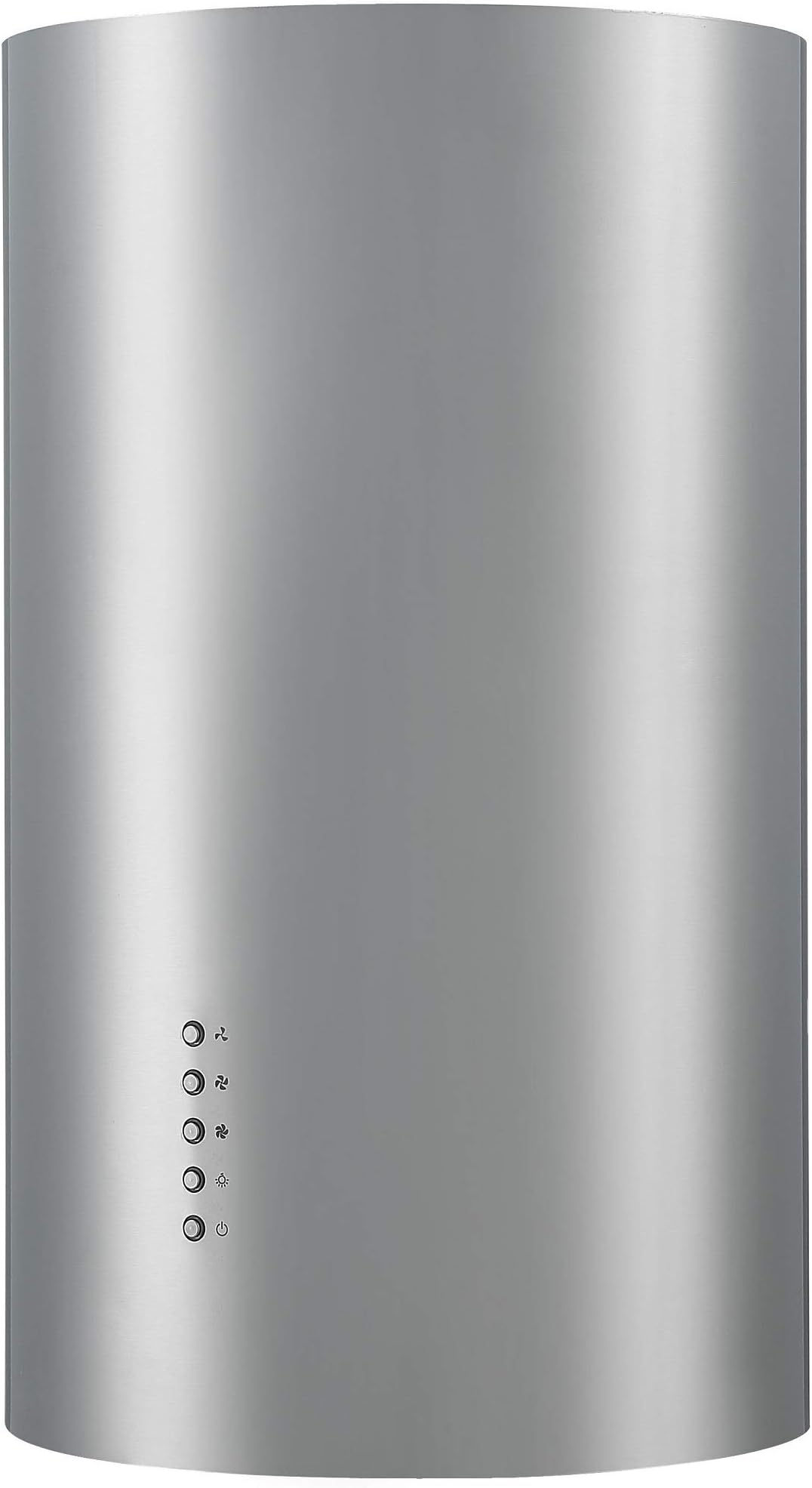 Cookology 35cm Cylinder Island Cooker Hood, Ceiling Mounted Extractor ...