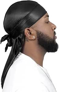 Bandana Durag Silky Dureg Premium para Waves e Tranças : Amazon.com.br ...
