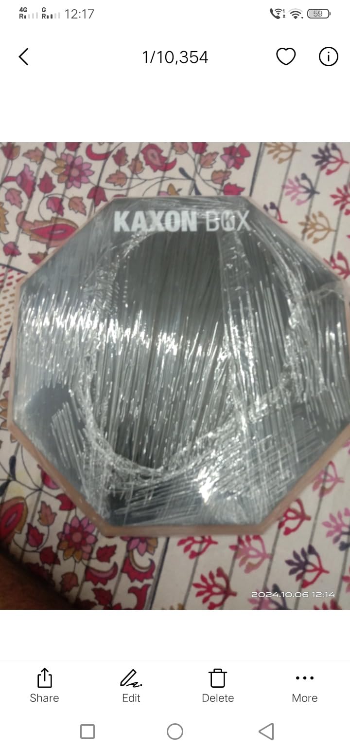 kaxon box,practice pad or drum pad,12-inches slate black (for practice ...