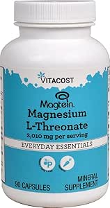 Amazon.com: Vitacost Magtein Magnesio L-Treonato - 2010 mg - 90 Cápsulas Vegetarianas : Salud y ...