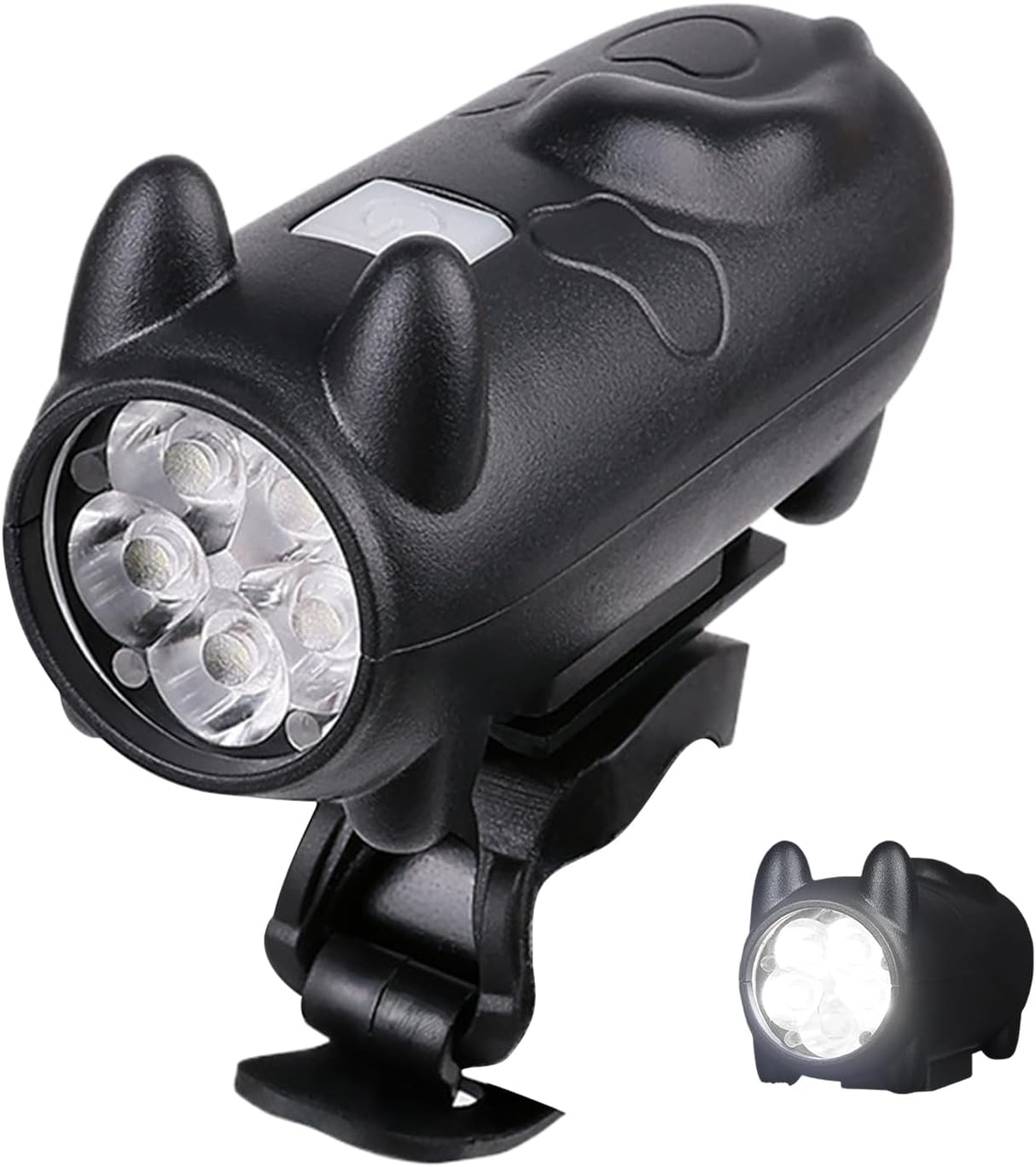 Bike Flashlight - Waterproof Cat 3-Mode Rechargeable | Super Bright Mini Bike Headlights,for ...