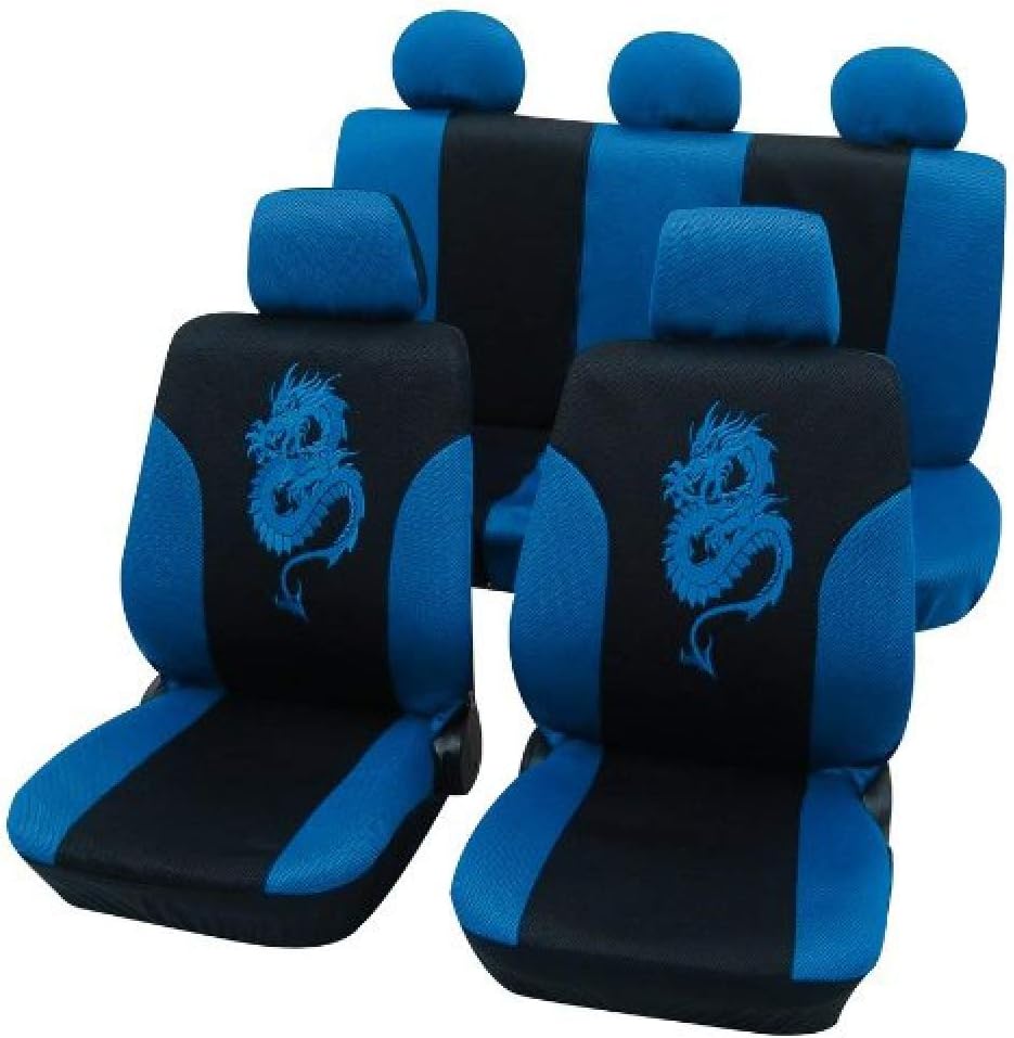 Petex SAB 1 Vario 24074805 Seat Cover Set Universal 11-Piece Blue ...