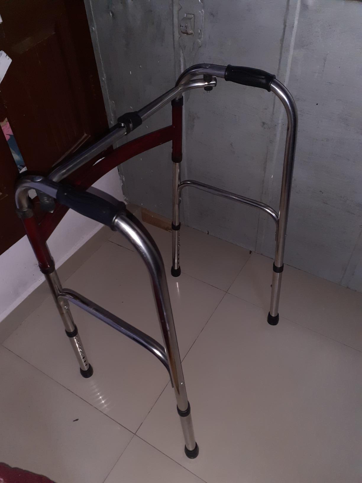 Fastwell folding walker Height Adjustable (Ms heavy with strong ...