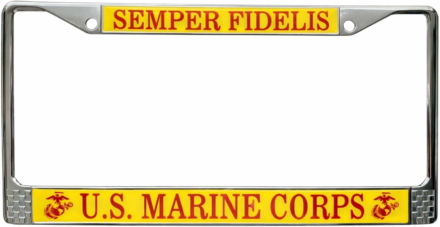 Officially Licensed US Marine Corps (USMC) License Plate Frame ...