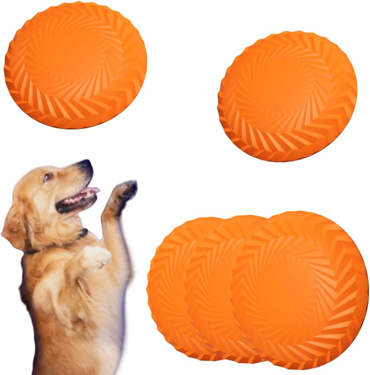 Amazon.com: Dhjrefhhd 1Pcs Dog Frisbee 7 Inch Dog Outdoor Toys Soft ...