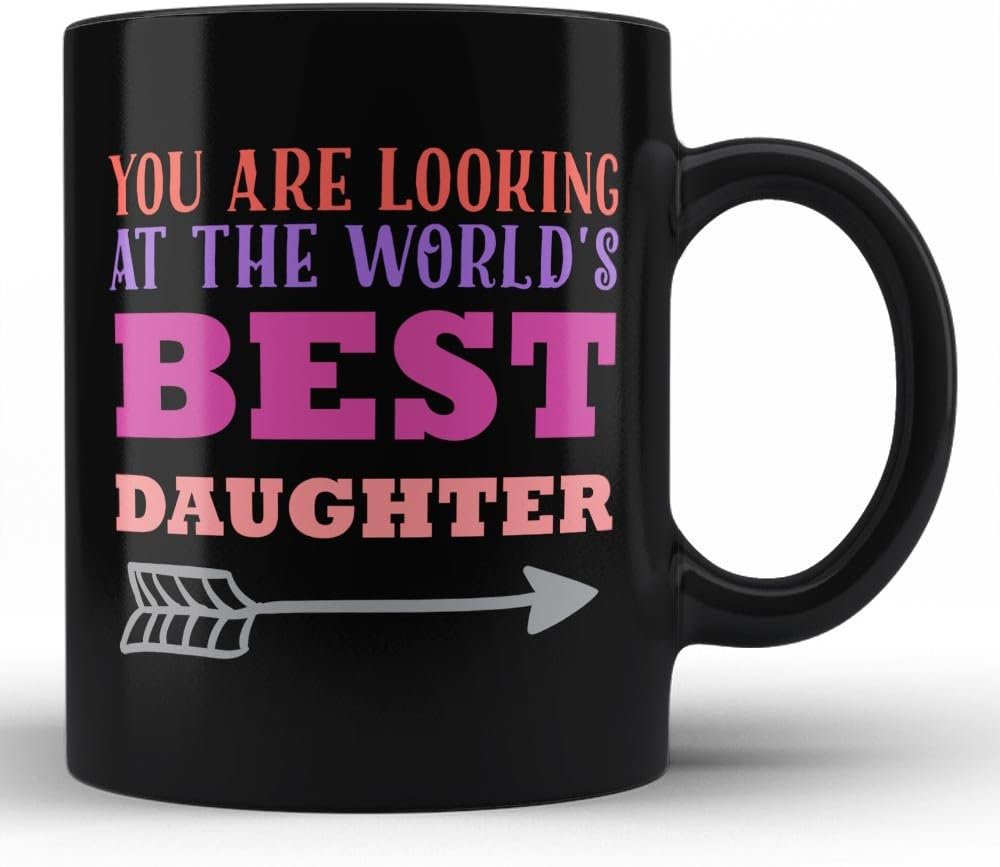 Amazon.com: World's Best Daughter Mug - Daughter Ever Gifts for Her ...