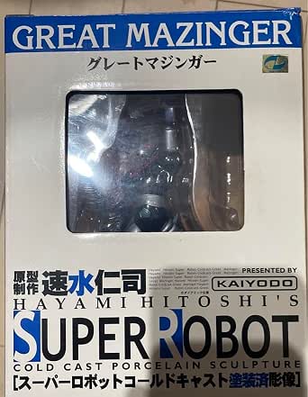 Amazon.co.jp: Great Mazinger Super Robot Cold Cast Painted Statue ...