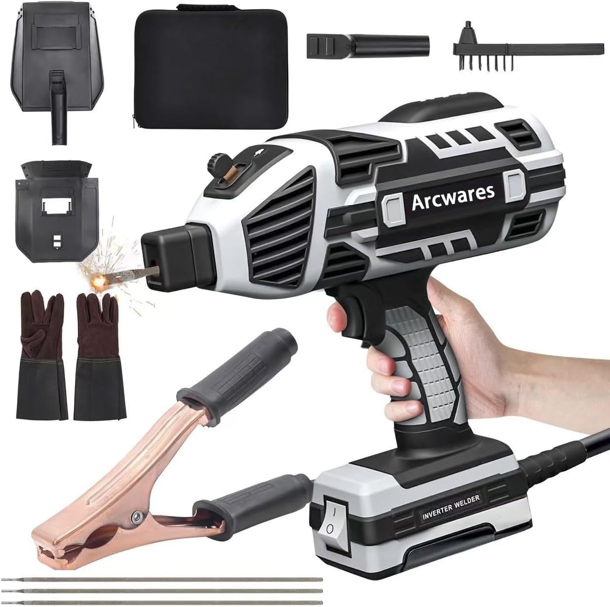 Portable Electric Welding Machine, 20-120A 110V ARCHandheld Welder ...