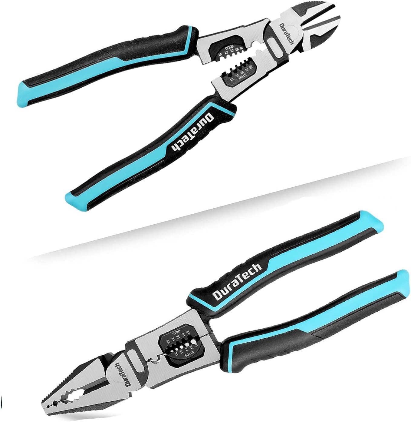 DURATECH 4-in-1 Diagonal Cutting Pliers & DURATECH 6-in-1 Linesman ...