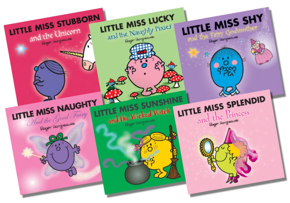 Little Miss Glitter Collection, 6 Books, RRP £17.94 (Little Miss ...