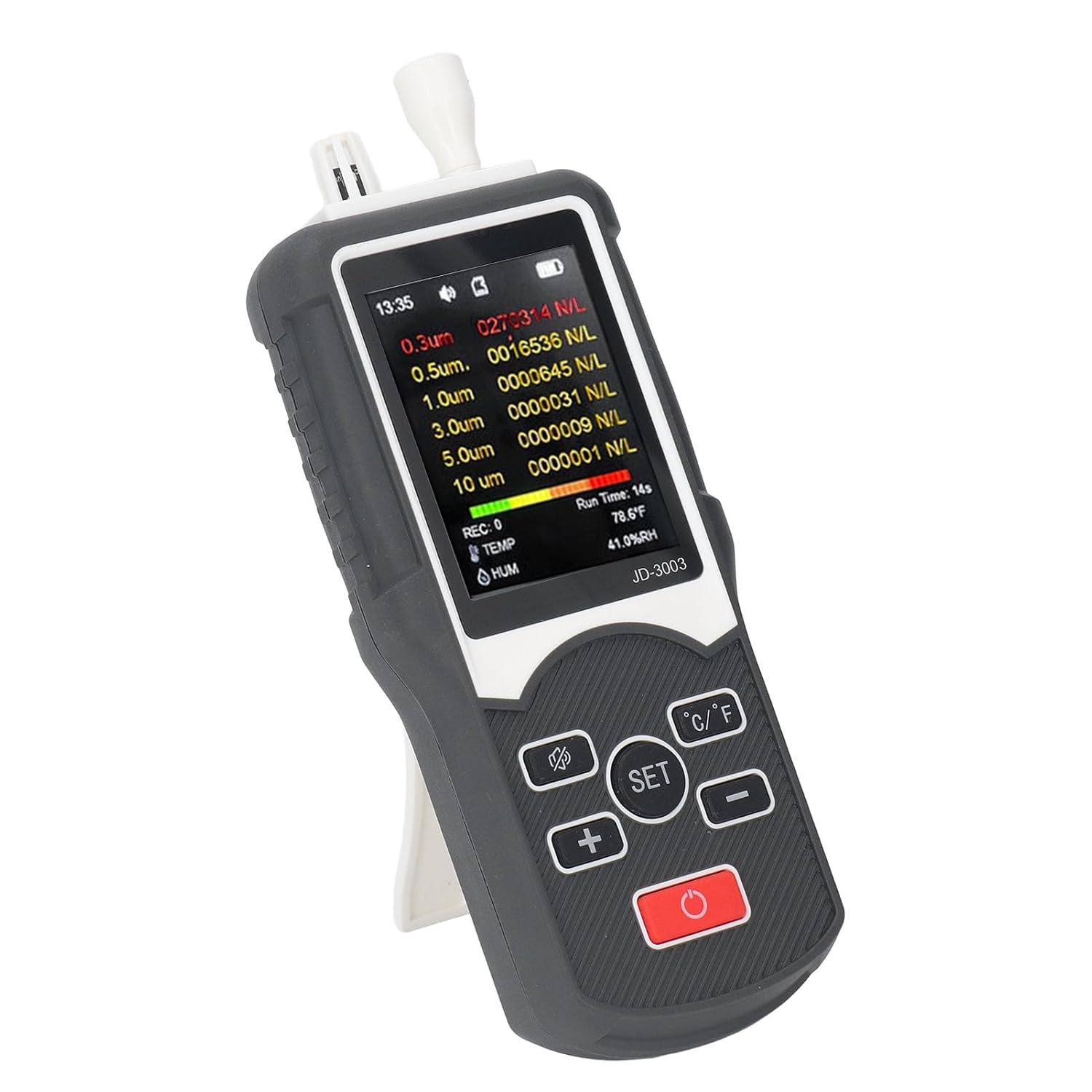 Air Quality Monitor, 0.3μm ~ 10μm PM2.5 Particle Counter Million Class ...