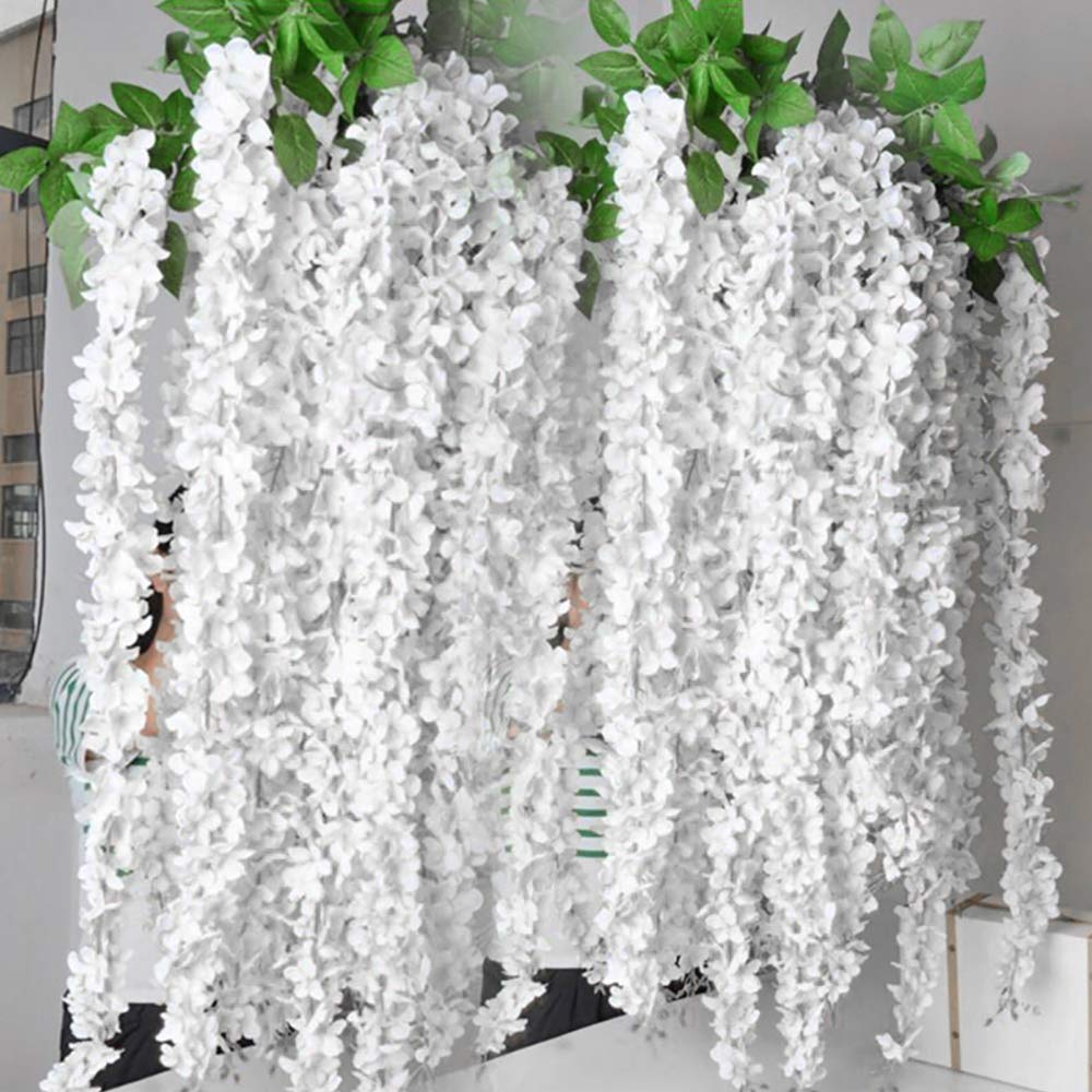 Glicina Y Bodas De Plata Flores De Glicina Artificiales De Color