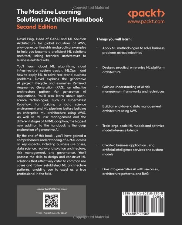 Snapklik.com : The Machine Learning Solutions Architect Handbook - Second Edition: Practical ...