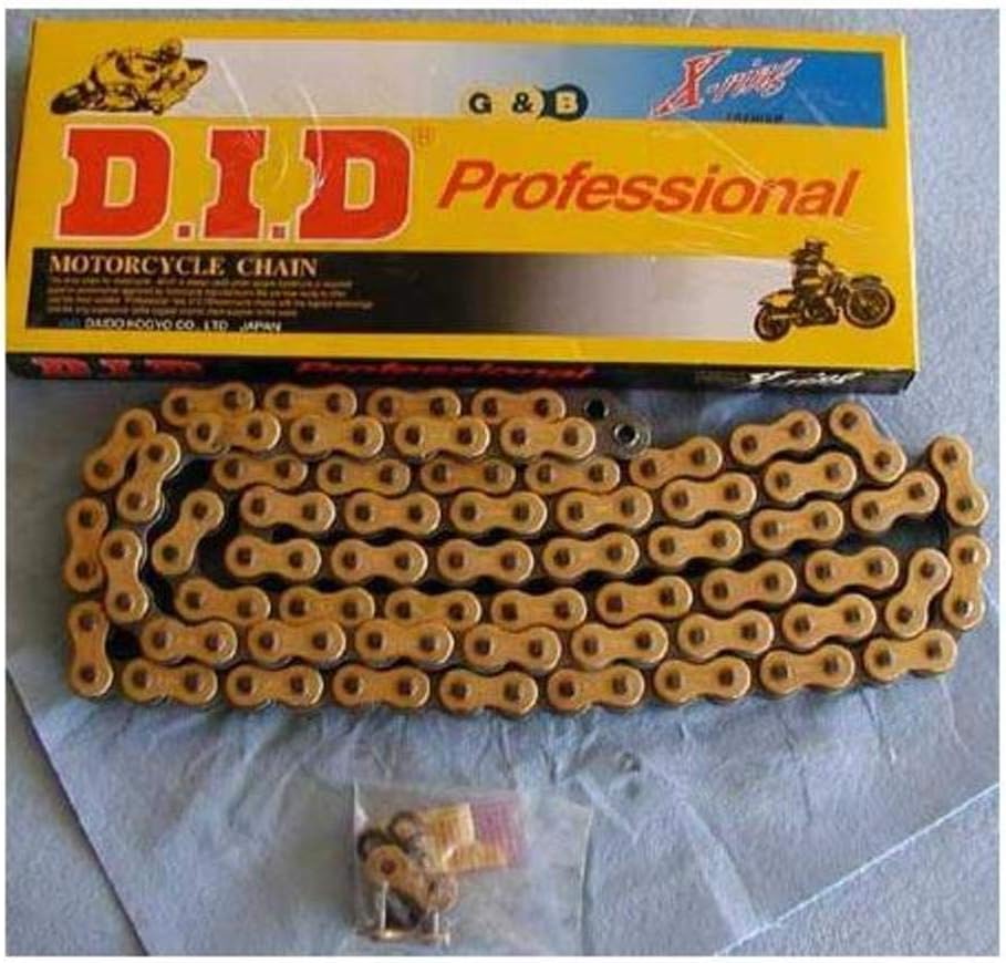 Amazon.com: D.I.D 520DZ2X120RB 520 DZ2 Racing Chain - 120 links - Gold ...