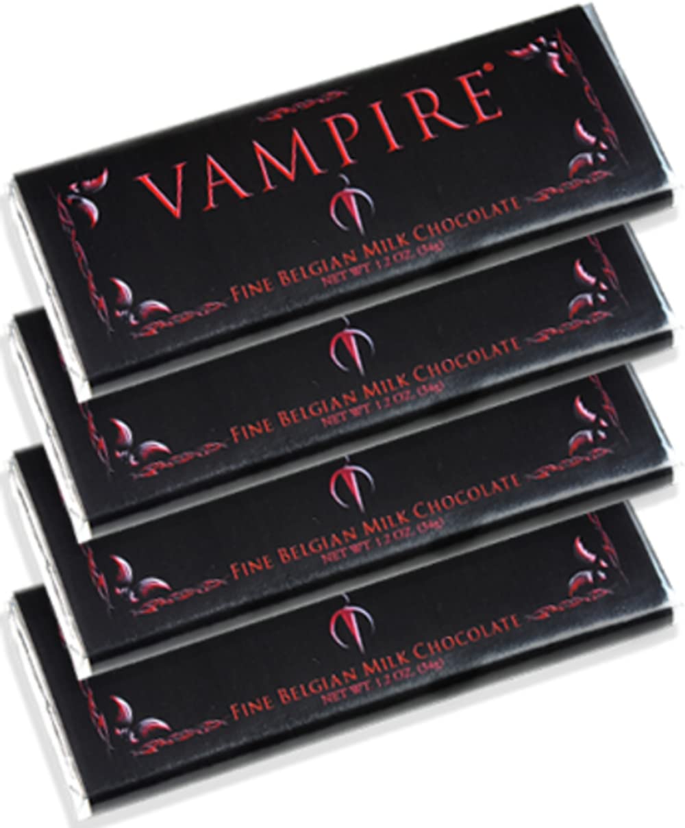 Amazon.com: Vampire Fine Belgian Milk Chocolate Bar - Chocolate Gift ...