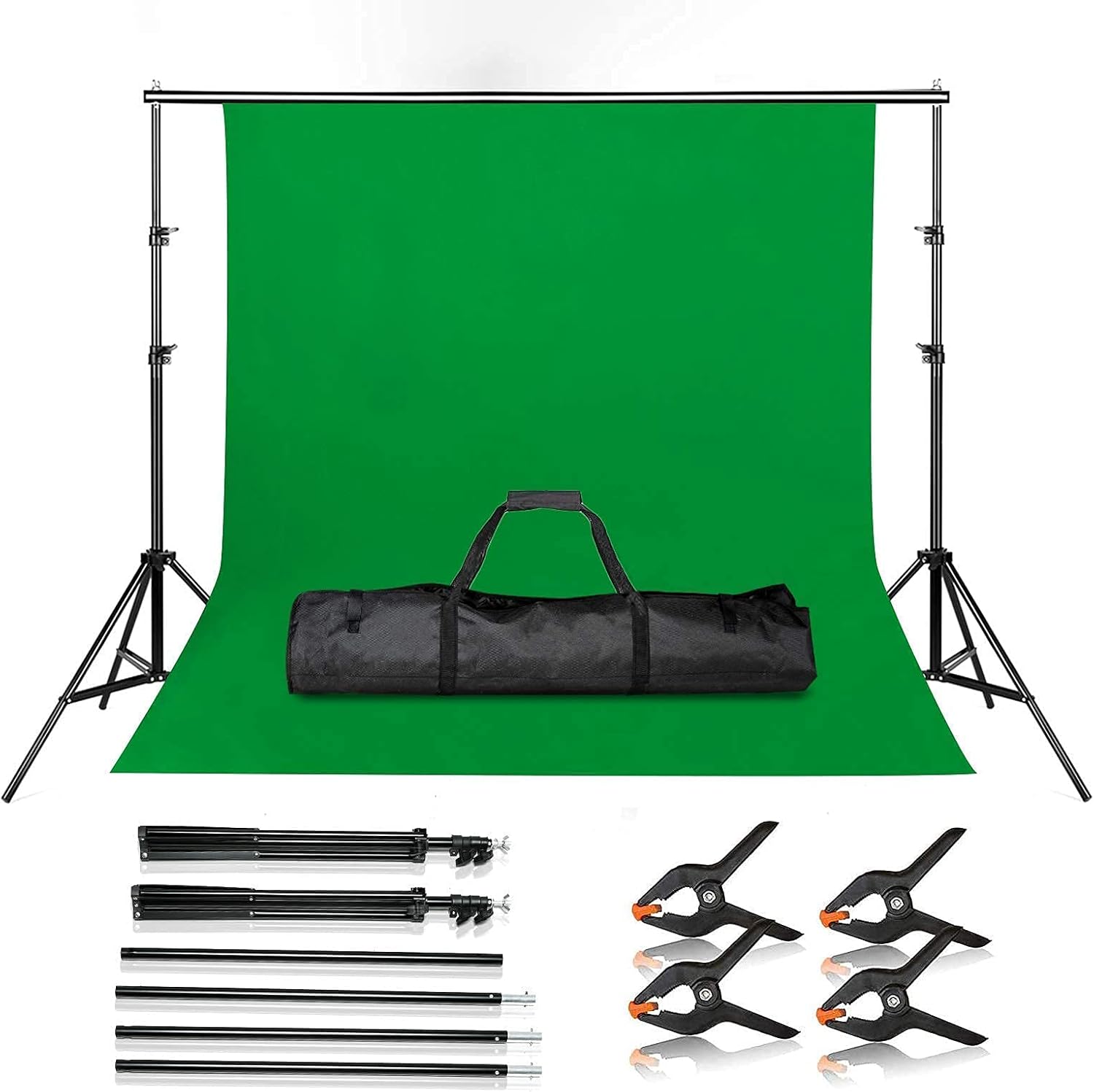Amazon.com : BEIYANG Backdrop Stand Kit,7.5x10FT Photography Support ...