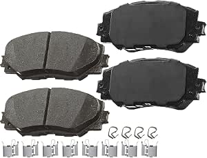 Amazon.com: Afa Motors Front Quiet D1210 Ceramic Brake Pads Sets ...
