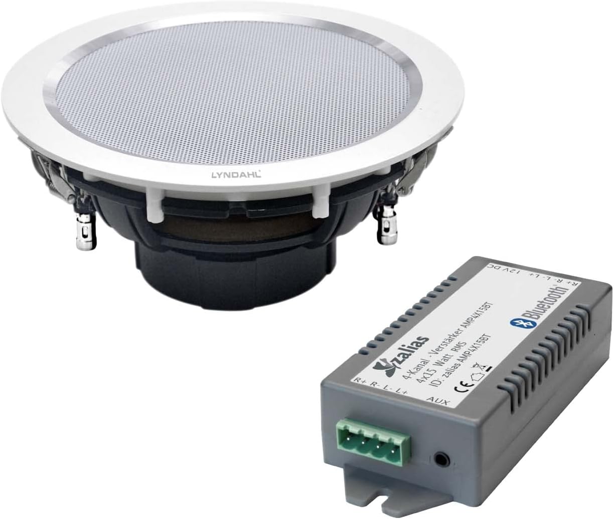 zalias Lyndahl Haut-Parleur stéréo encastrable Blanc Set CS195ST avec ...
