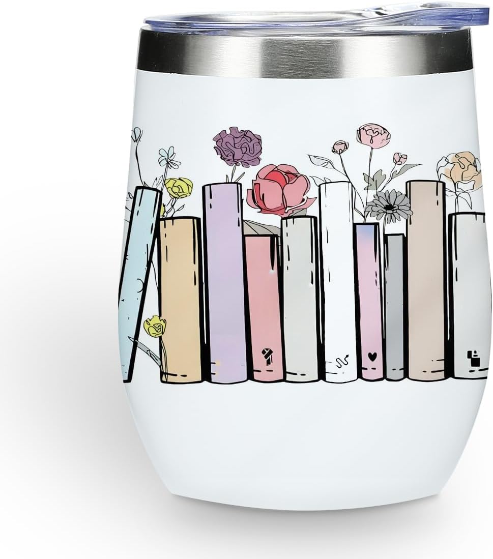 Amazon.com | Inspired Tumbler Book Decor Book Lovers Gifts Bookish ...