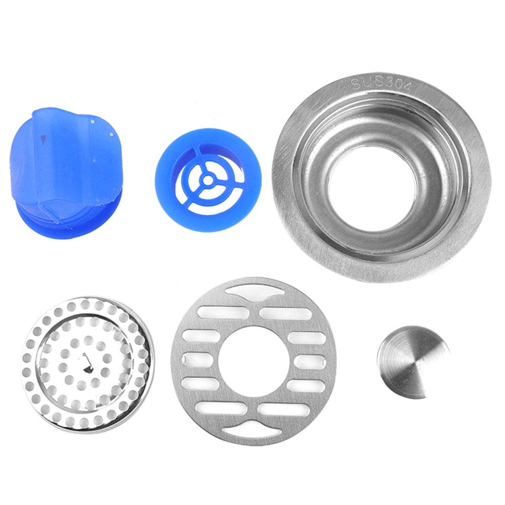Drain Backflow Preventer, 4 Inch Round Shower Floor One Way Drain Valve ...