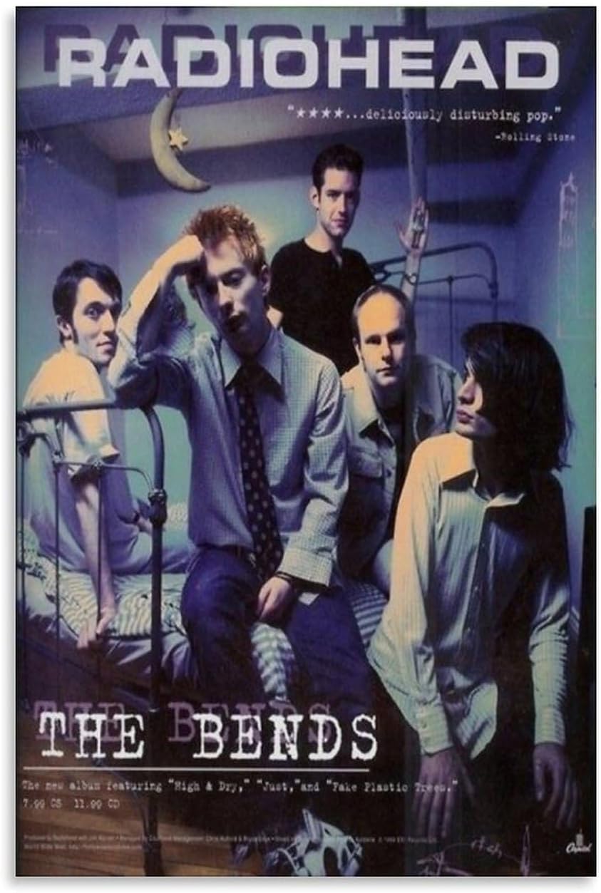 Amazon.com: HARBINGG Radiohead (9) Canvas Poster Bedroom Decor Office ...
