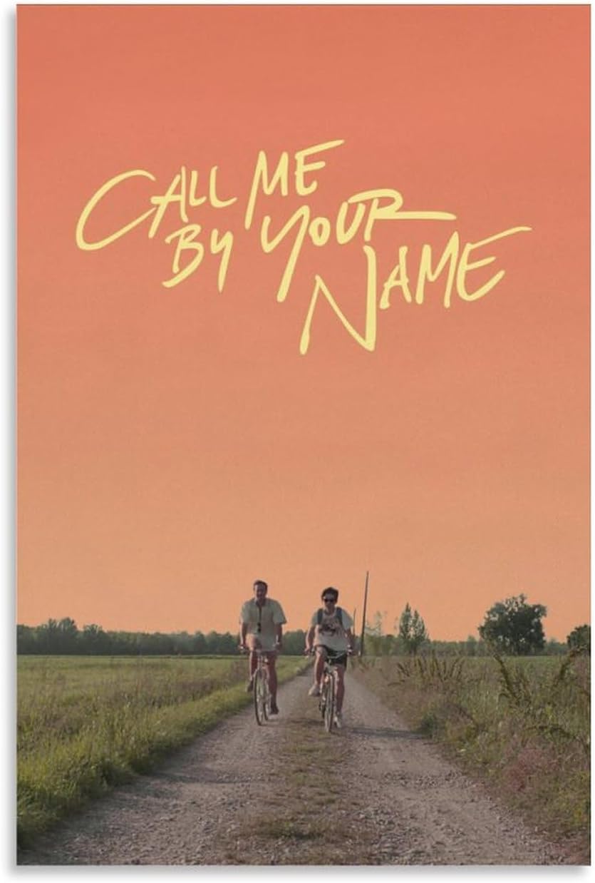 Amazon.com: Call Me By Your Name Movie Poster Canvas Wall Art Posters ...