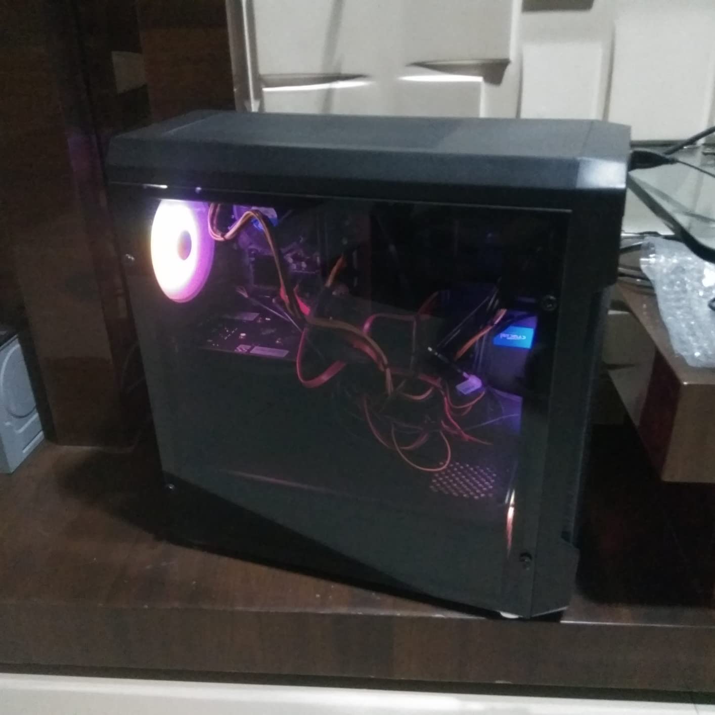 Zebronics Zeb-Mars PRO Computer case/Gaming Chassis with 120mm RGB LED ...