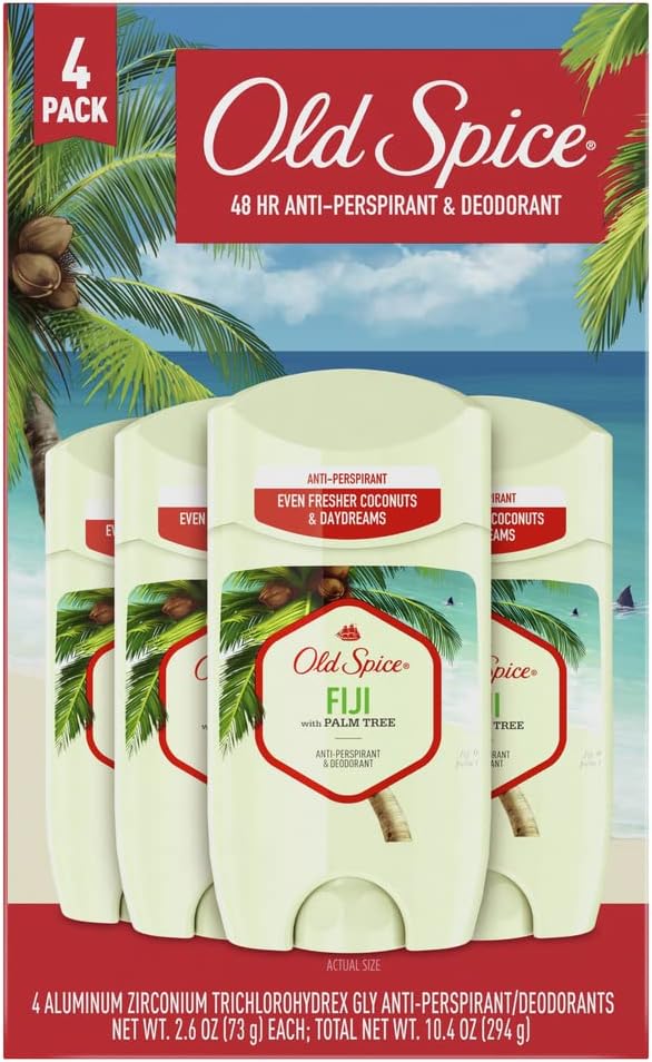 Amazon.com : Old Spice Men's Deodorant Aluminum-Free Wilderness with Lavender, 3oz (Pack of 3 ...