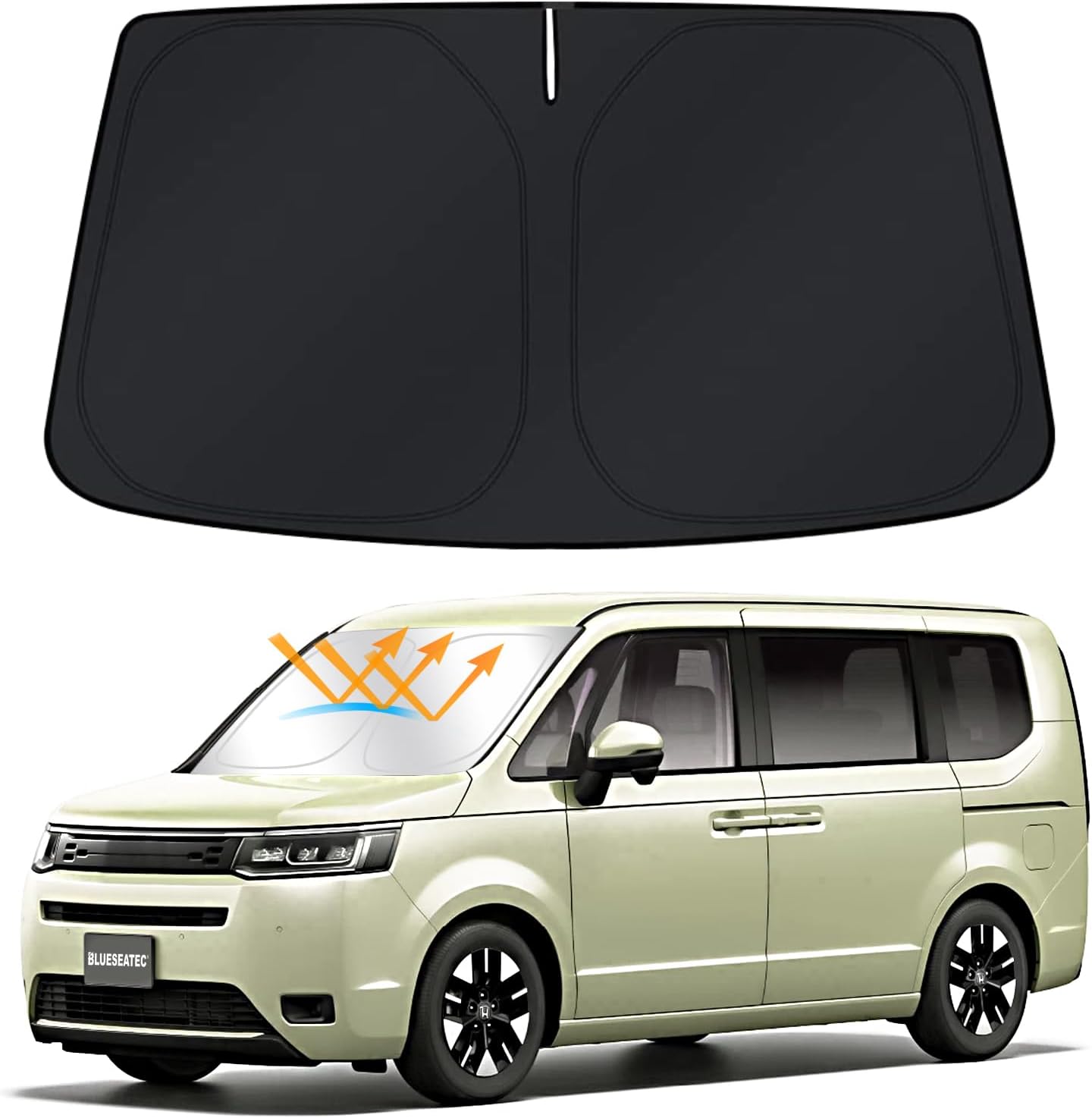 Amazon | 【2023新版】車用サンシェード 自動車 サンシェード に適用 ホンダ ステップワゴン Step Wagon 6代目 RP系 RP6 RP7 RP8 STEPWGN 2022 ...