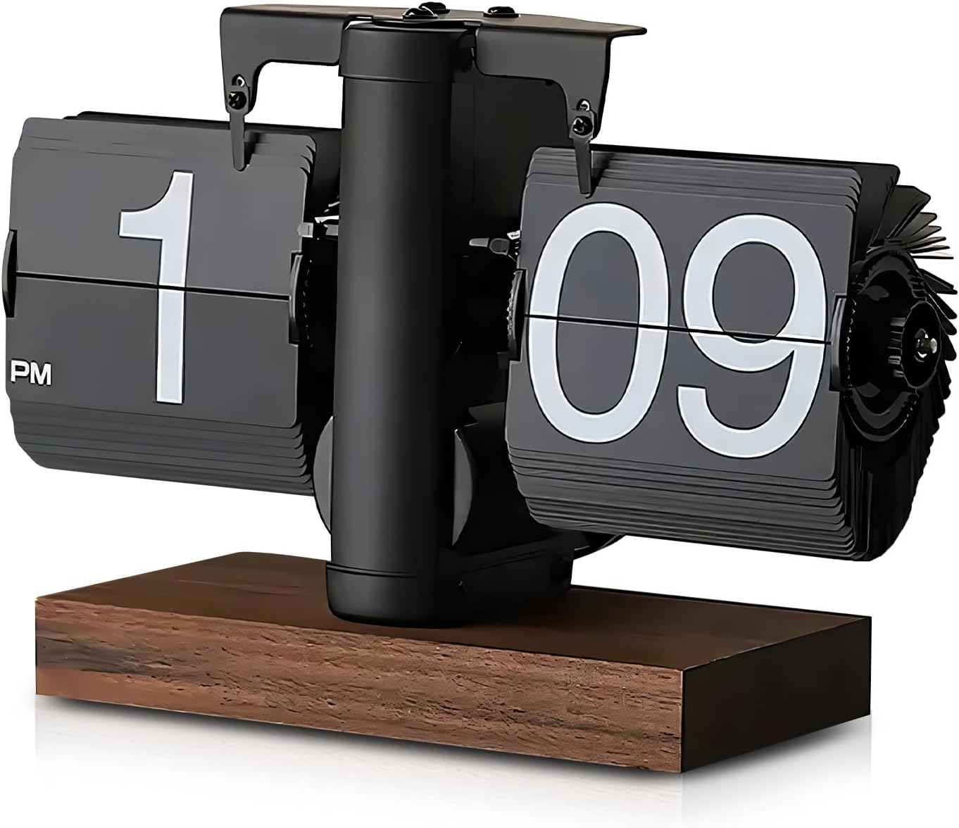 Nuvollo Polyvinyl Chloride (PVC) Flip Desk Clock - Retro Digital Flip ...