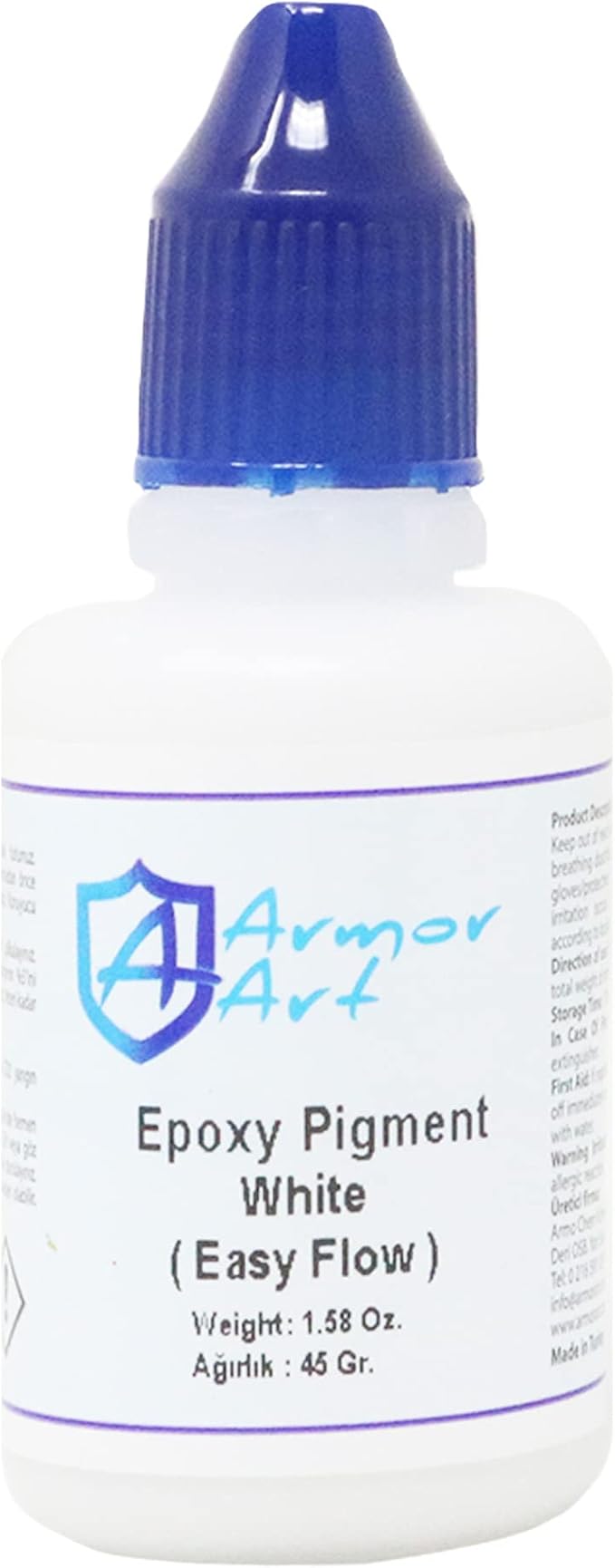 Amazon.com: Counter Culture DIY Armor Art Pigment, Easy Flow White, 1. ...