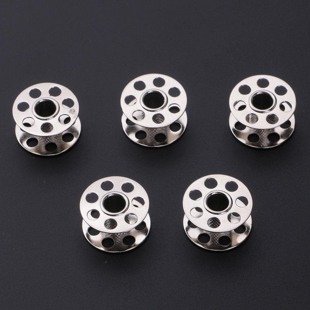 MYADDICTION 5pcs Metal Sewing Machine Bobbins for Bernina Sewing ...