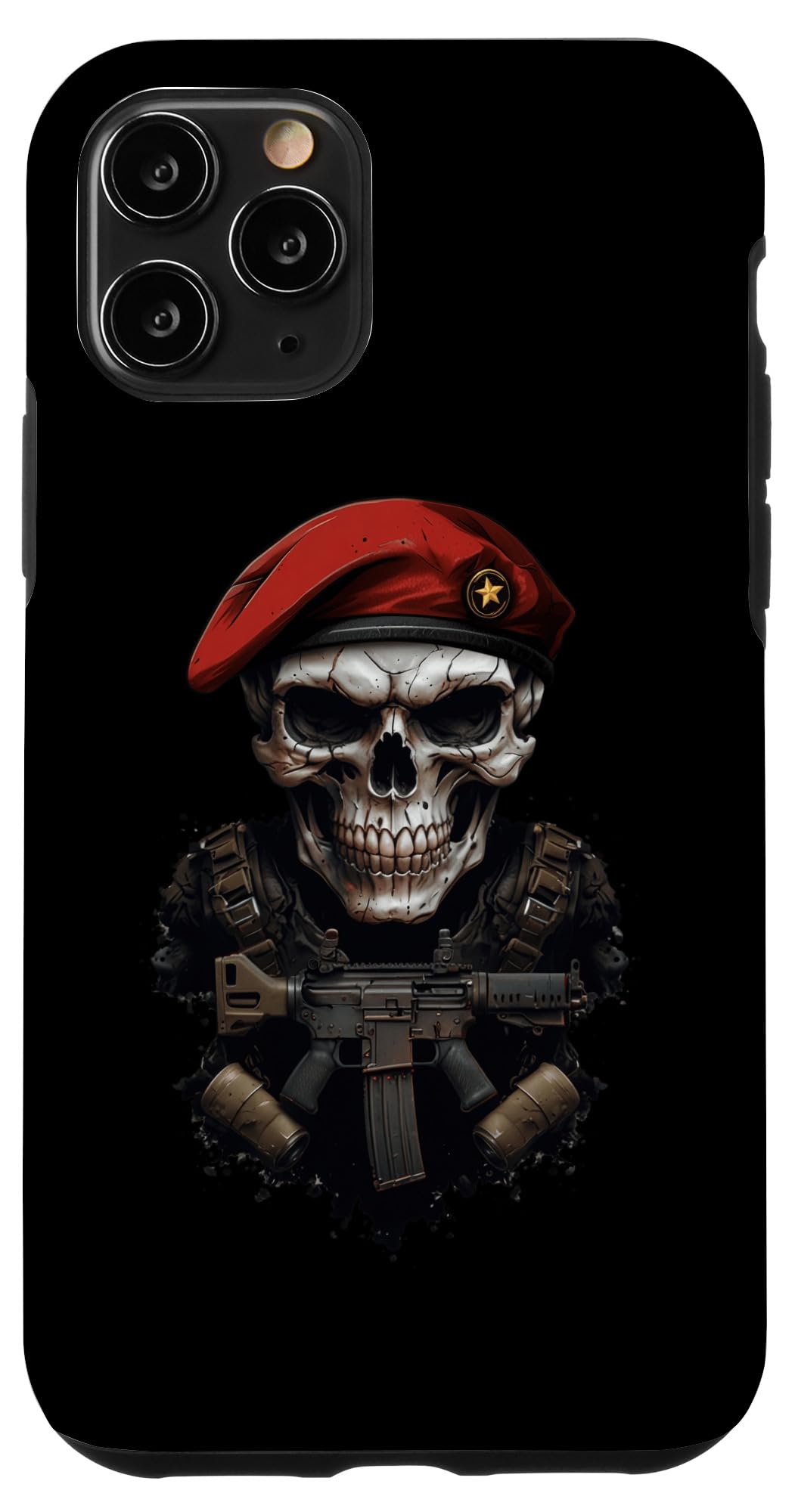 Skull Red Beret