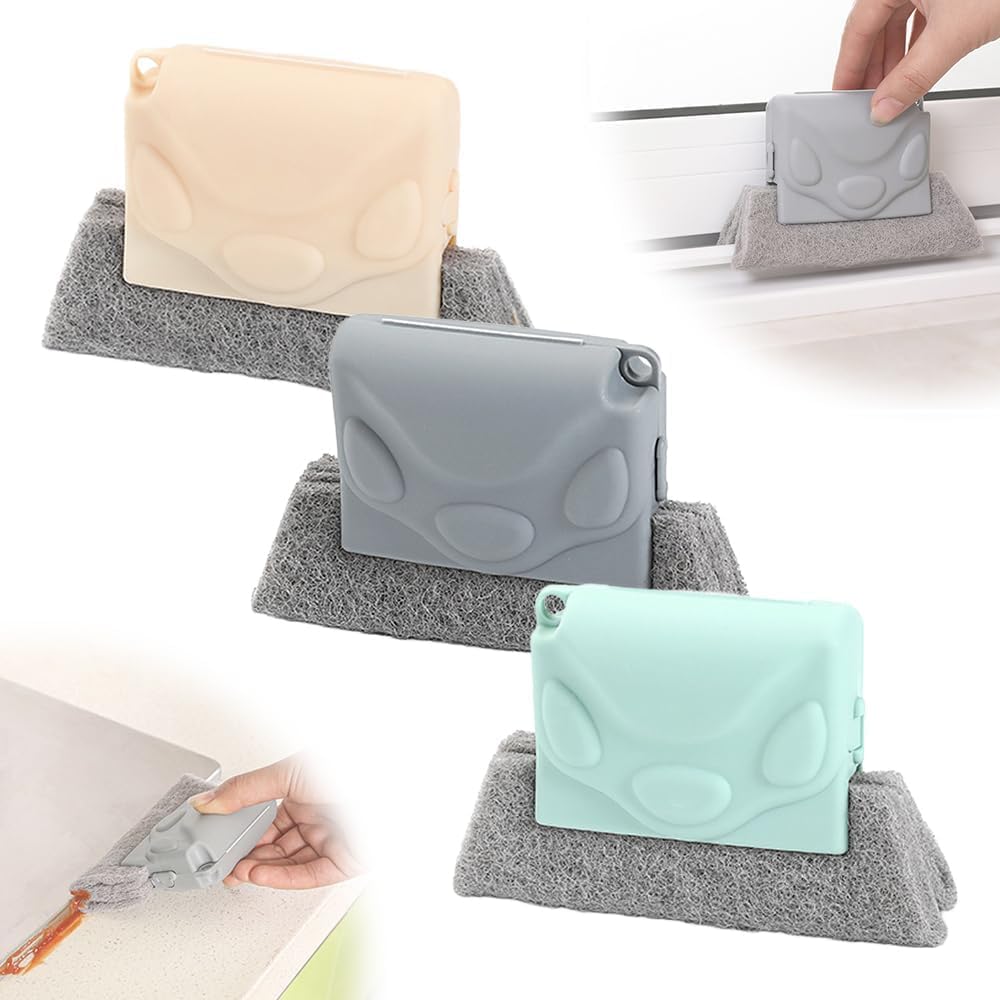 Magic Window Groove Cleaning Brush, 2025 UpgradeHand-held Window Track ...