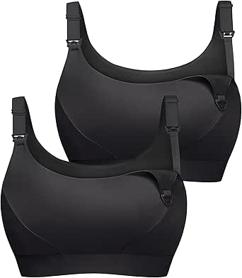 HOFISH Nursing Bras for Breastfeeding Nursing Sports Bra with Support ...