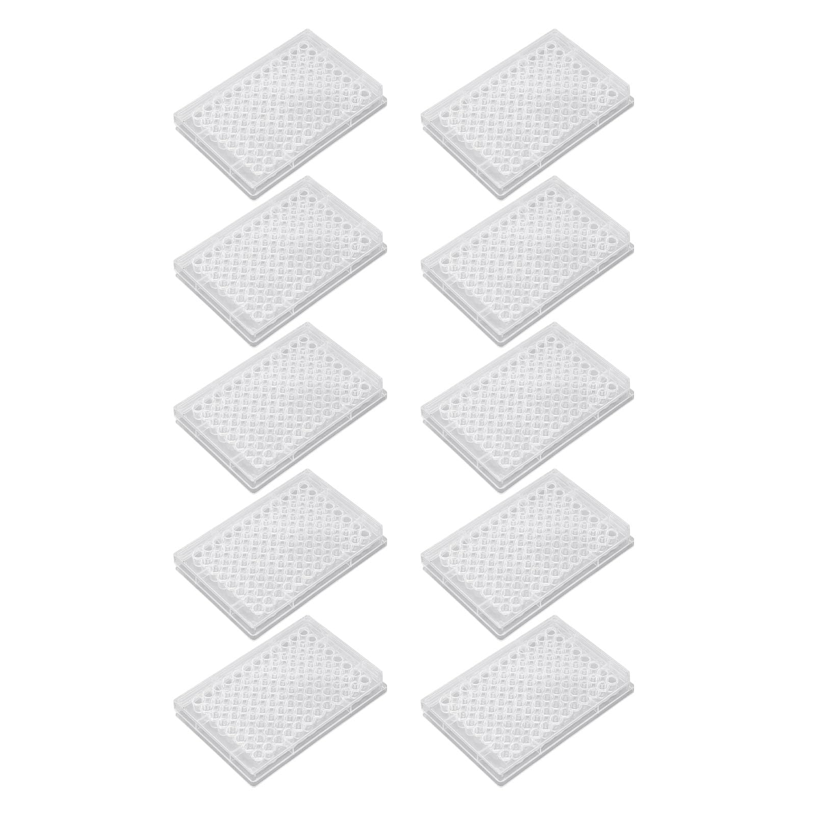 Tpp Tissue Plates 10-Pack Clear 96-Well Lab Plates With Lids - Perfect ...