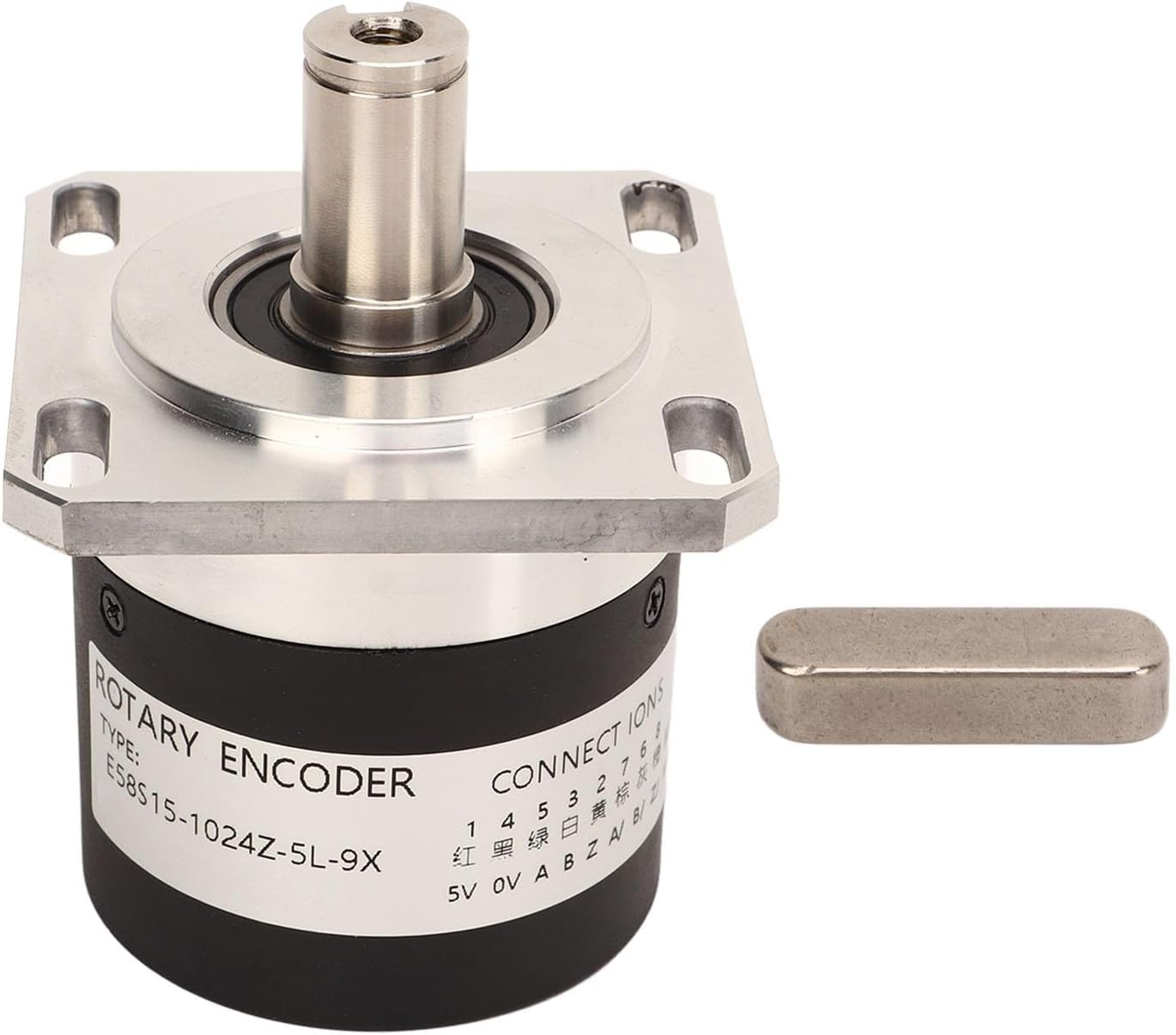 Tyenaza Rotary Encoder, 1024 Pulses 15mm Shaft 5‑26V CNC Rotary Encoder ...
