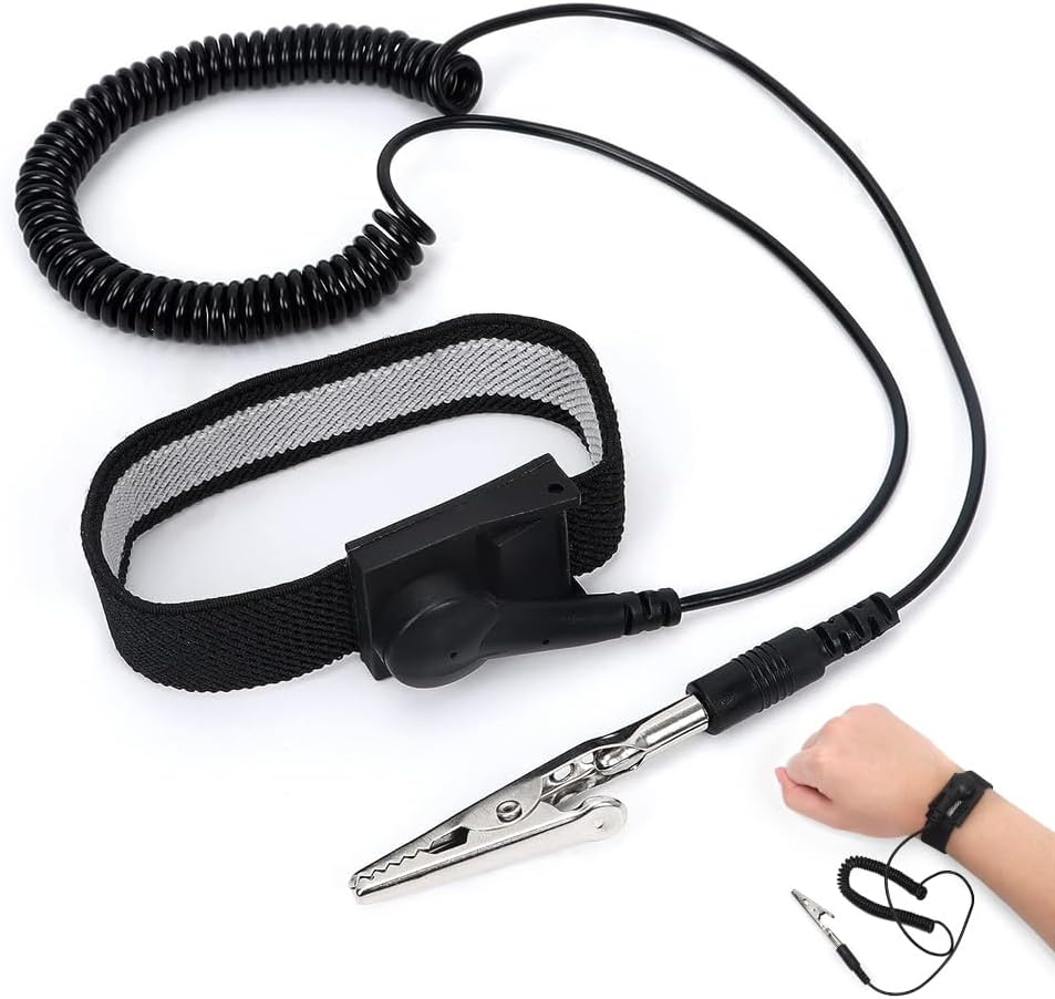 Pulsera Antiestática, 1.8M ESD Correa de Muñeca Antiestática Conexión ...